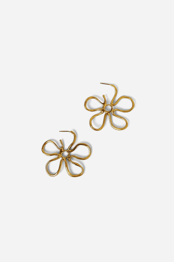 Flora Large Hoops – Kara Yoo